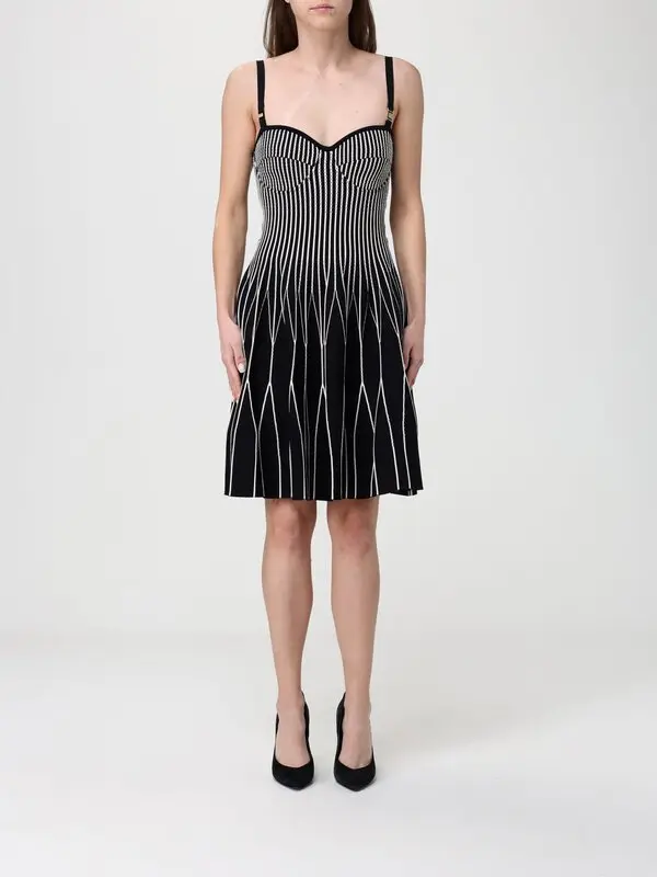 Elisabetta Franchi Knit Fit & Flare Dress