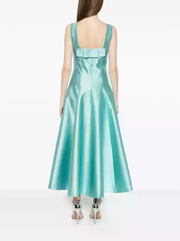 FELY CAMPO Square-neck Midi Dress