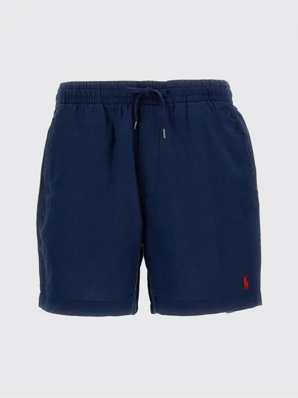 Polo Ralph Lauren Linen Jogging Shorts - Blue