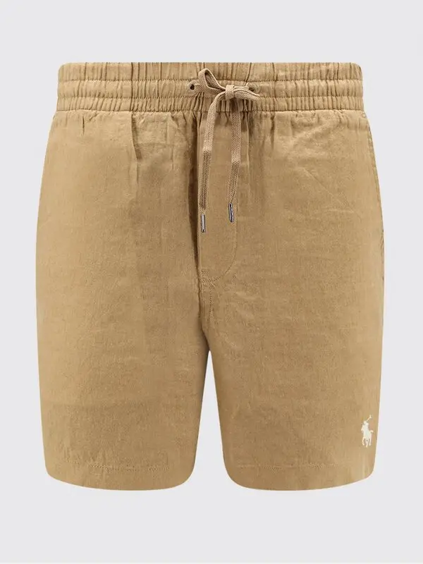 Polo Ralph Lauren Linen Jogging Shorts - Brown