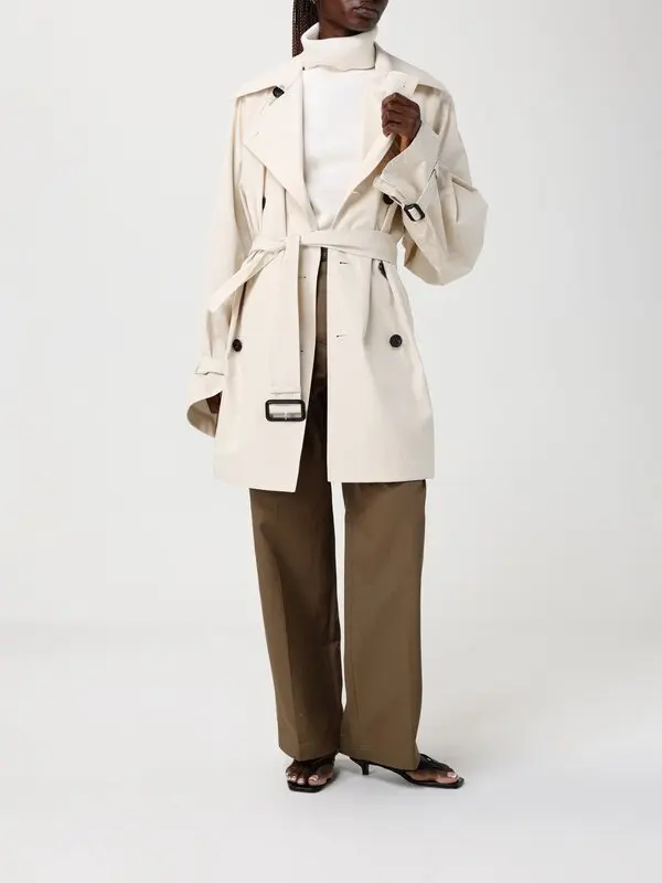 TOTEME Cotton Wide-leg Trousers - Brown