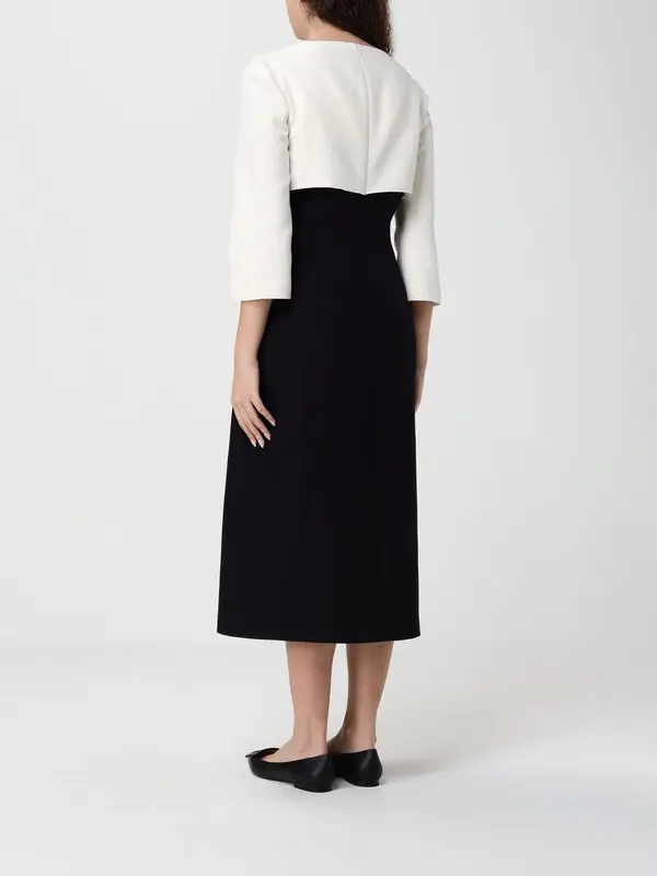 Valentino Garavani Bi Virgin Wool And Silk Midi Dress