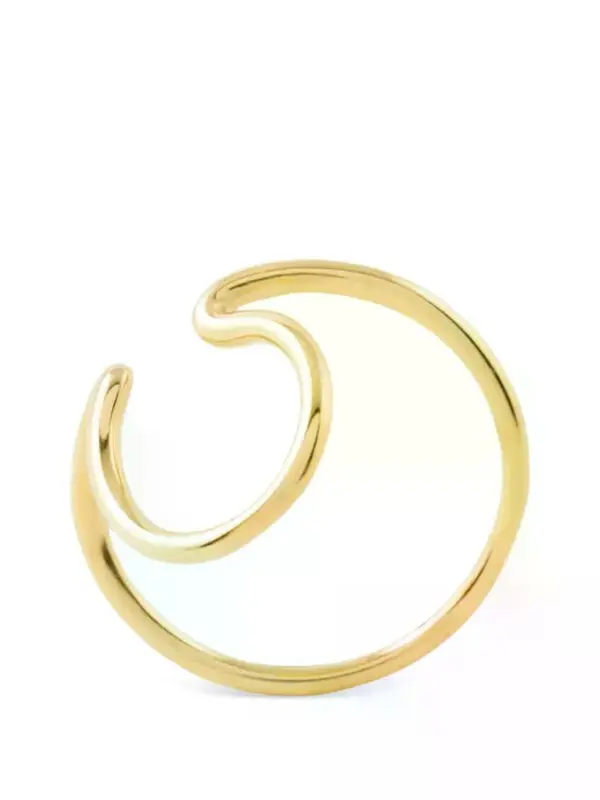 YPARIS Double Doré Lou G Wave Ear Cuff - Gold