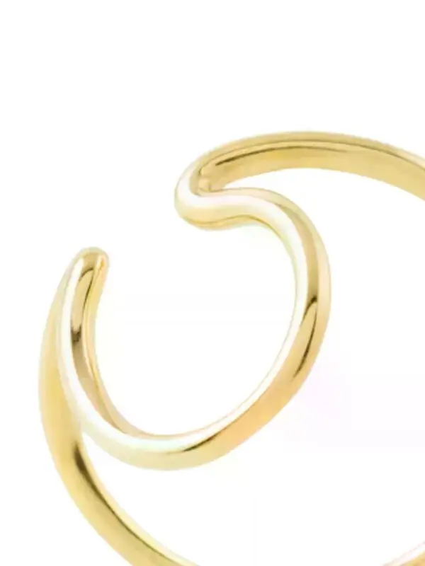 YPARIS Double Doré Lou G Wave Ear Cuff
