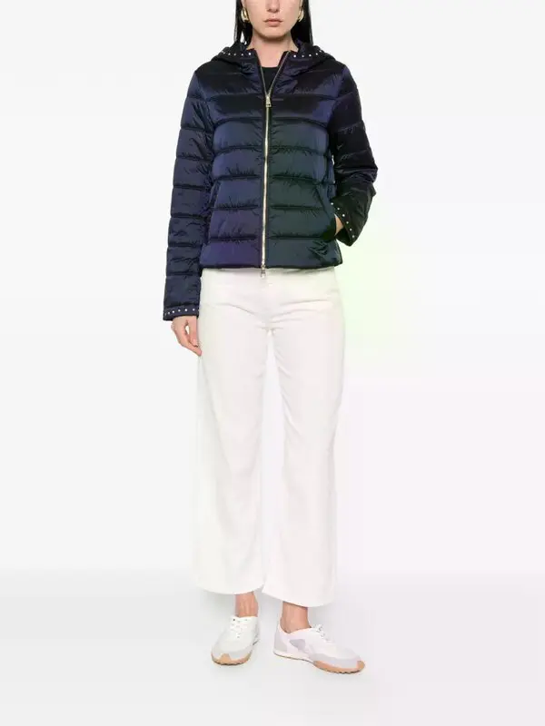 Liu Jo Hooded Puffer Jacket - Blue