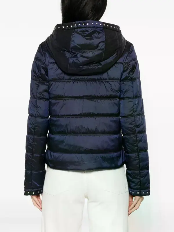 Liu Jo Hooded Puffer Jacket - Blue