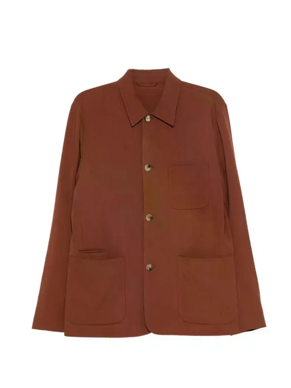 Paul Smith Pocket Long-sleeve Shirt Jacket - Brown
