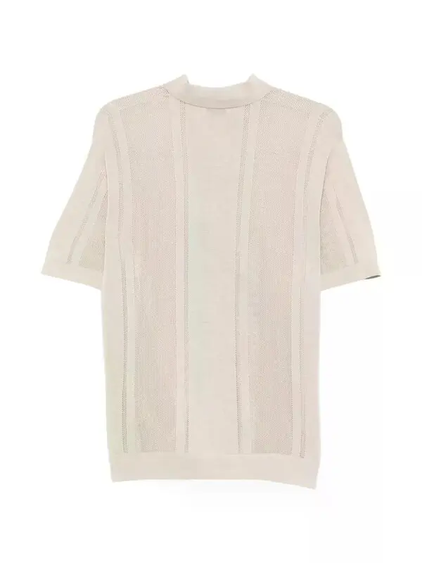 PAOLO PECORA Knitted Shirt - Neutrals