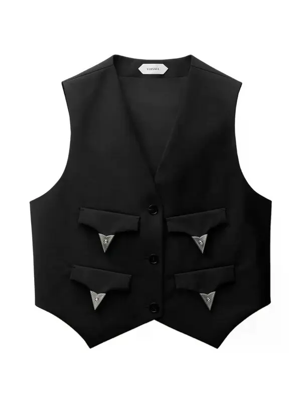Versace Wool Mohair Vest