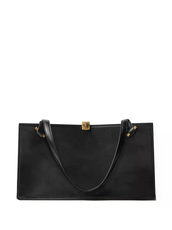Versace Severine Leather Tote Bag - Black