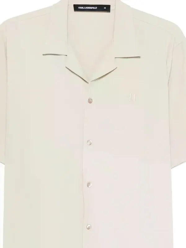 Karl Lagerfeld Buttoned Short-sleeves Shirt