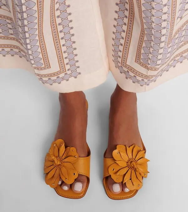 Zimmermann Brightside Sandals - Yellow