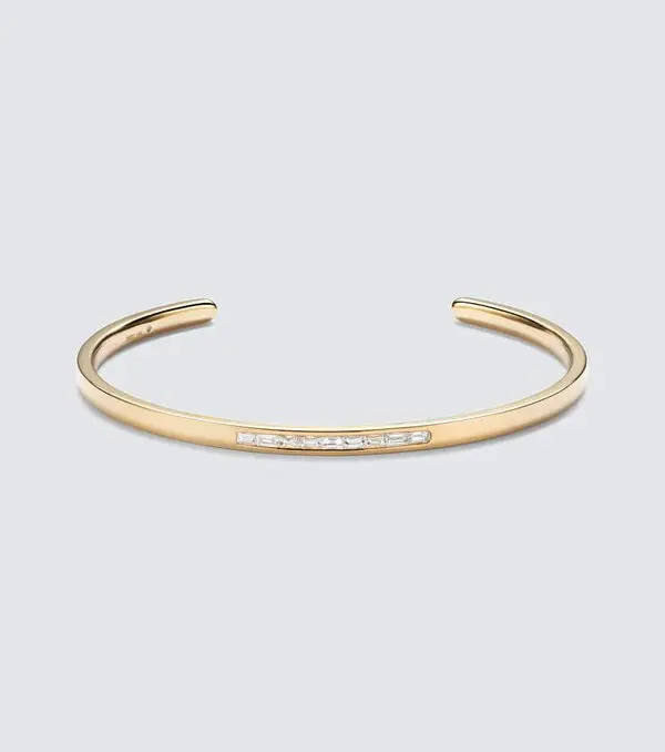 Shay Jewelry 18kt Bangle With Diamonds - Gold