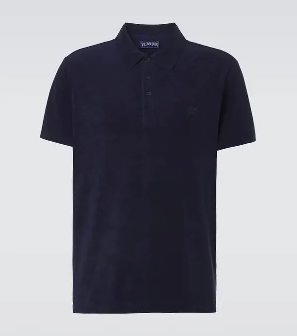 Vilebrequin Cotton-blend Terry Polo Shirt - Blue