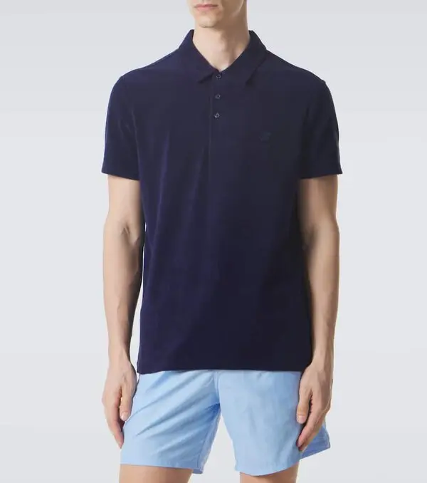 Vilebrequin Cotton-blend Terry Polo Shirt - Blue