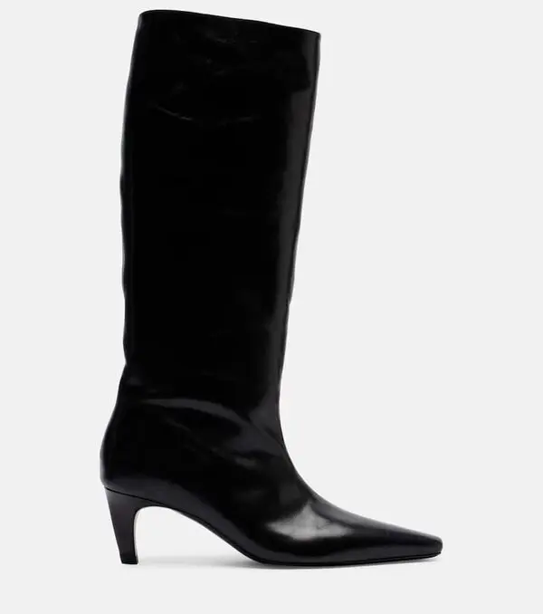 JUDE Cave Leather Knee-high Boots