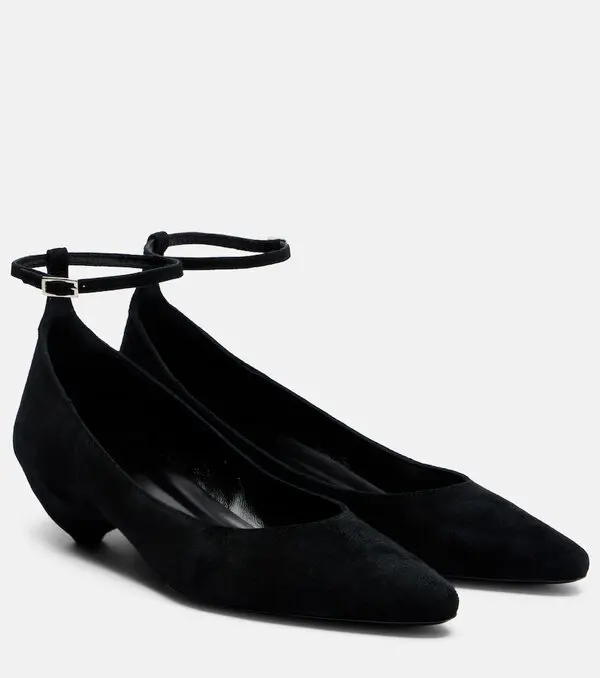 JUDE Mode Suede Pumps - Black