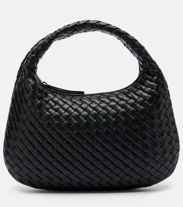 Bottega Veneta Intrecciato Small Top-handle Bag - Black