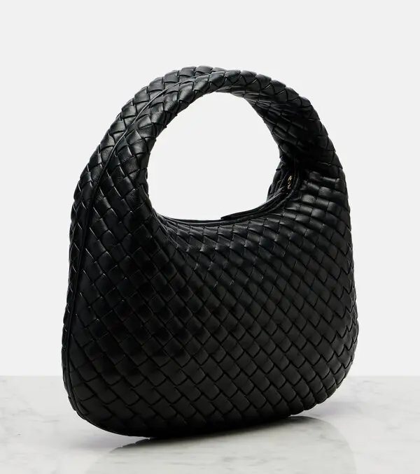 Bottega Veneta Intrecciato Small Top-handle Bag - Black