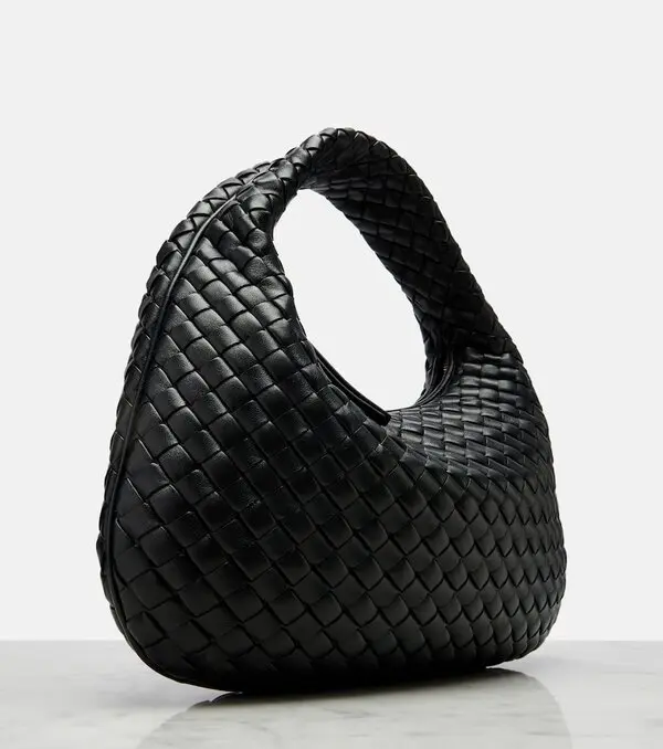 Bottega Veneta Intrecciato Small Top-handle Bag - Black