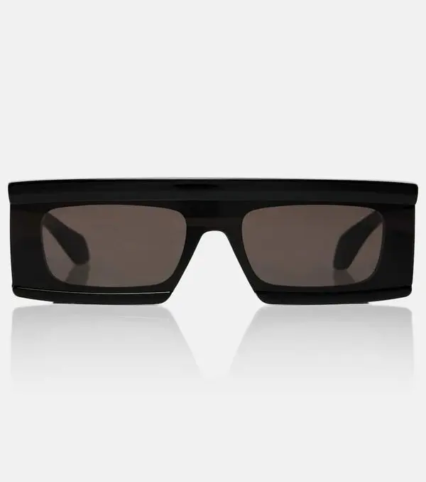 Alaïa Logo Flat-top Sunglasses - Black