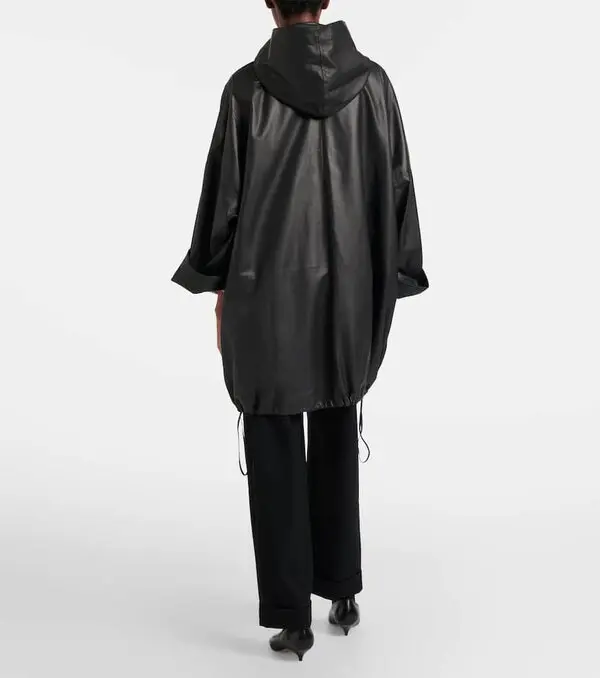 THE ROW Cassandre Leather Coat