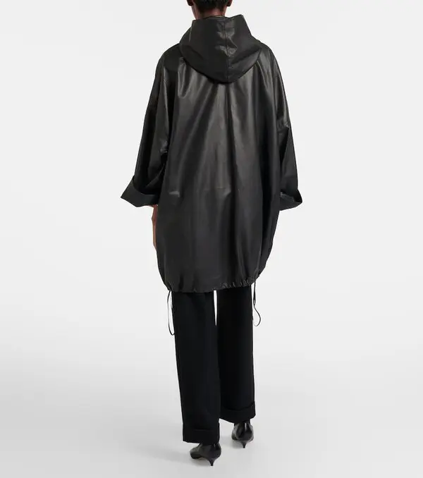 THE ROW Cassandre Leather Coat