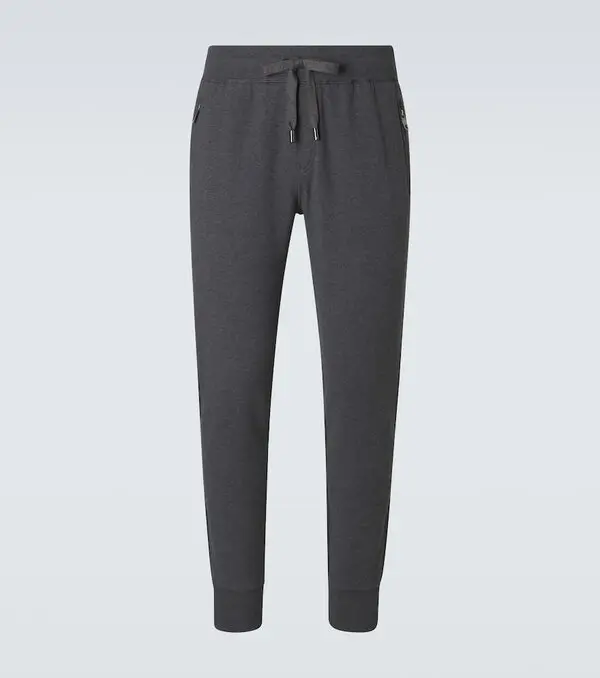 Dolce & Gabbana Cotton Jersey Sweatpants - Grey