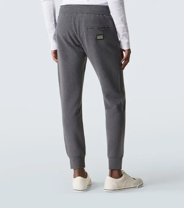 Dolce & Gabbana Cotton Jersey Sweatpants - Grey