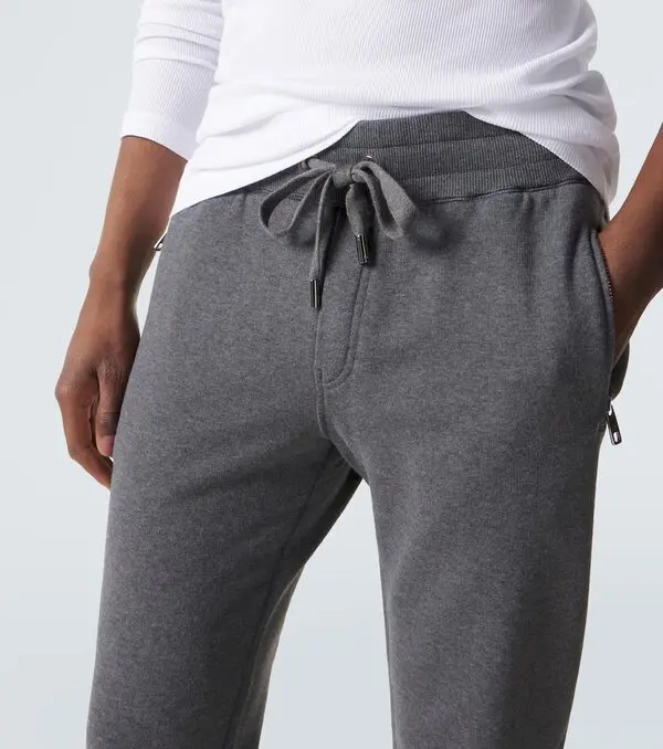 Dolce & Gabbana Cotton Jersey Sweatpants - Grey