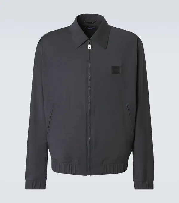 Dolce & Gabbana Logo Wool-blend Blouson Jacket