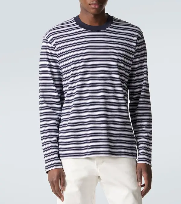 Sunspel Striped Cotton Jersey T-shirt