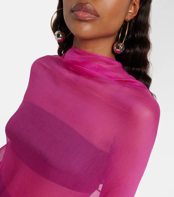 Dries Van Noten Silk Gown