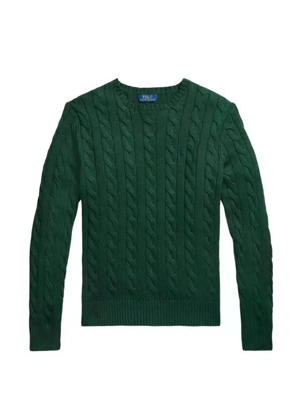 Polo Ralph Lauren Cable-knit Crew-neck Sweater - Green