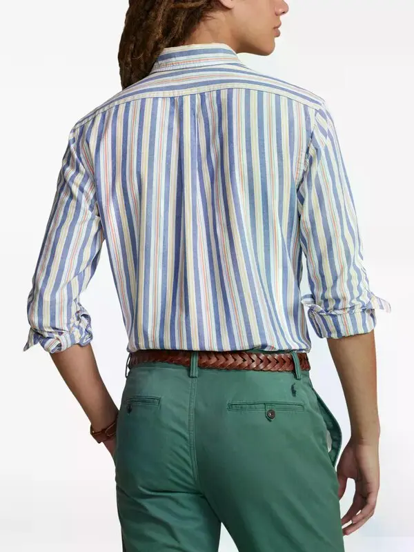 Polo Ralph Lauren Striped Button Shirt - Blue