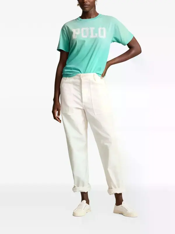 Polo Ralph Lauren Crew Neck T-shirt With Logo - Green