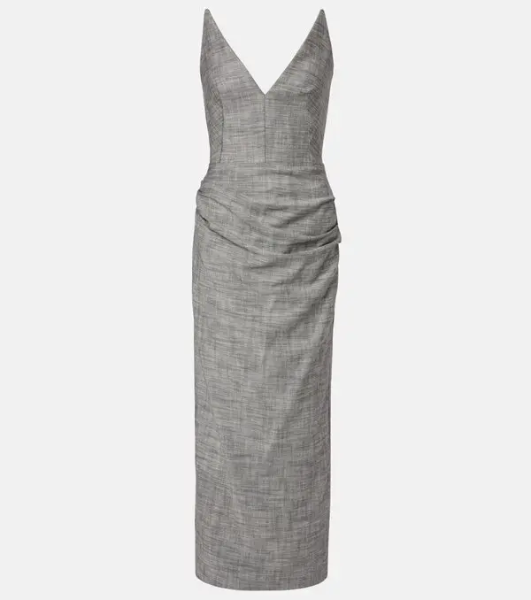 Maticevski Saucy Minx Cotton Midi Dress