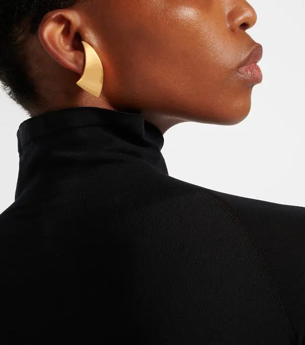 Alaïa Logo Stud Earrings