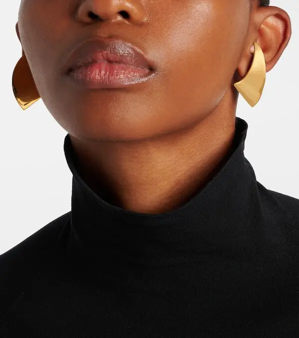 Alaïa Logo Stud Earrings