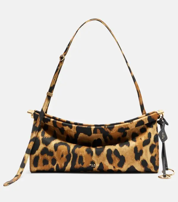 Alaïa Le Click East West Shoulder Bag - Brown