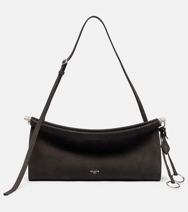 Alaïa Le Click East West Shoulder Bag - Grey