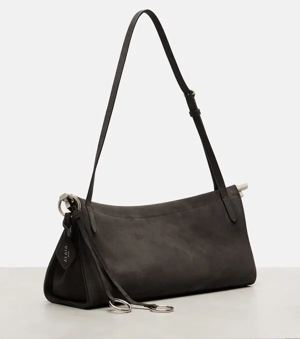 Alaïa Le Click East West Shoulder Bag - Grey