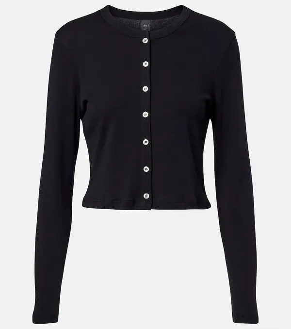 LESET Nando Cotton Cardigan - Black