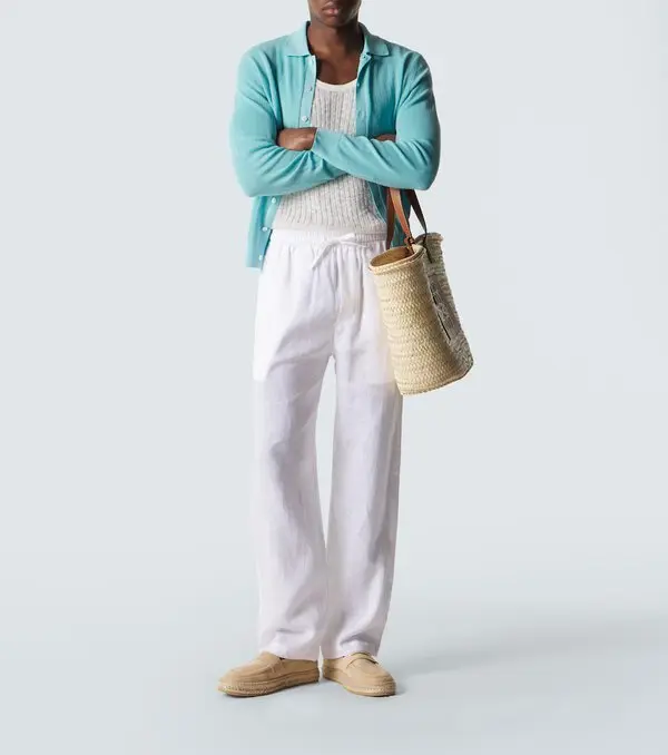 Fedeli Ribbed-knit Cotton Cardigan With Polo Collar