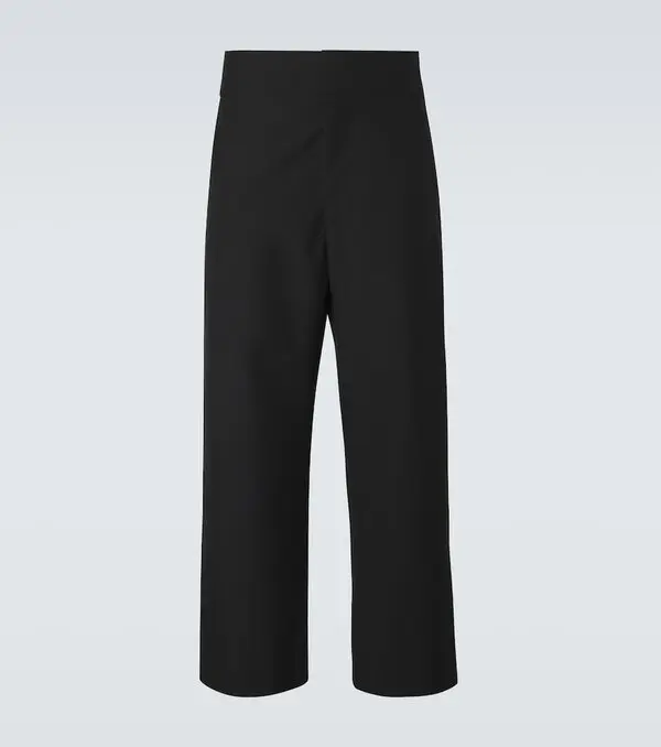 Fear Of God Virgin Wool Straight-leg Trousers - Black