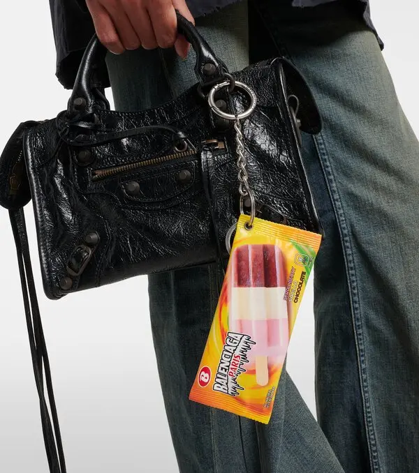 Balenciaga Leather Bag Charm