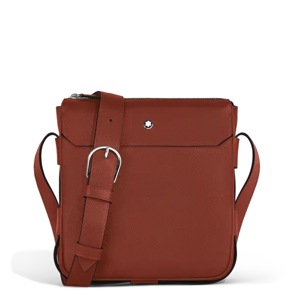 Montblanc Vertical Belt Messenger Bag - Red Oak