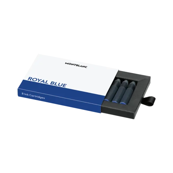 Montblanc Ink Cartridges, 8unit Package - Permanent Blue