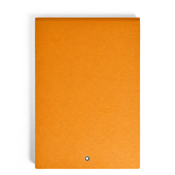 Montblanc Sketch Book In Sartorial Leather - Saffron Orange