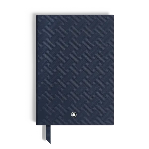 Montblanc Medium Notebook In Extreme Leather, Lined Pages - Blue